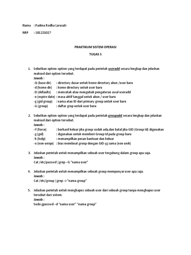 Padma Tugas5 PDF | PDF