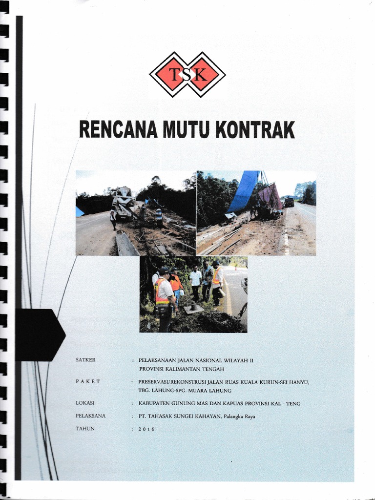 Rencana Mutu Kontrak (RMK) | PDF