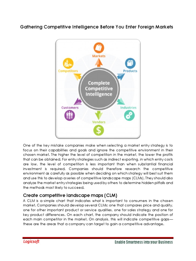 Gathering Competitive Intelligence | PDF | Competition | News