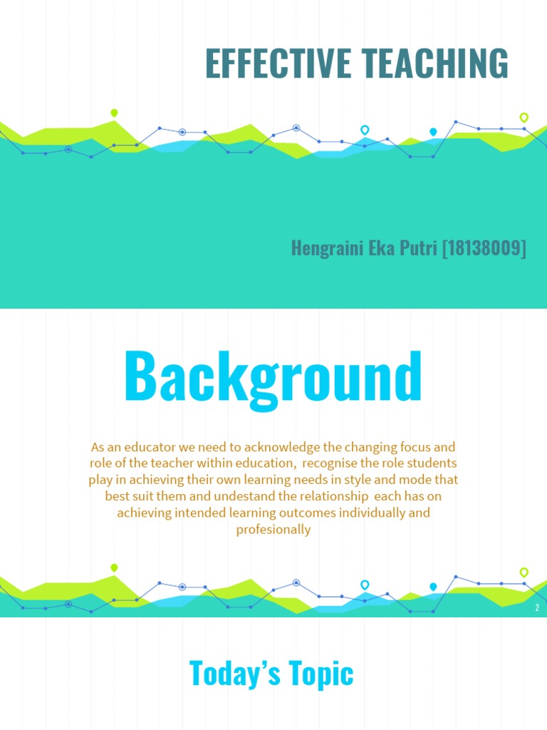 Principles and Characteristics of Effective Teaching: Defining the Qualities of a Highly ...