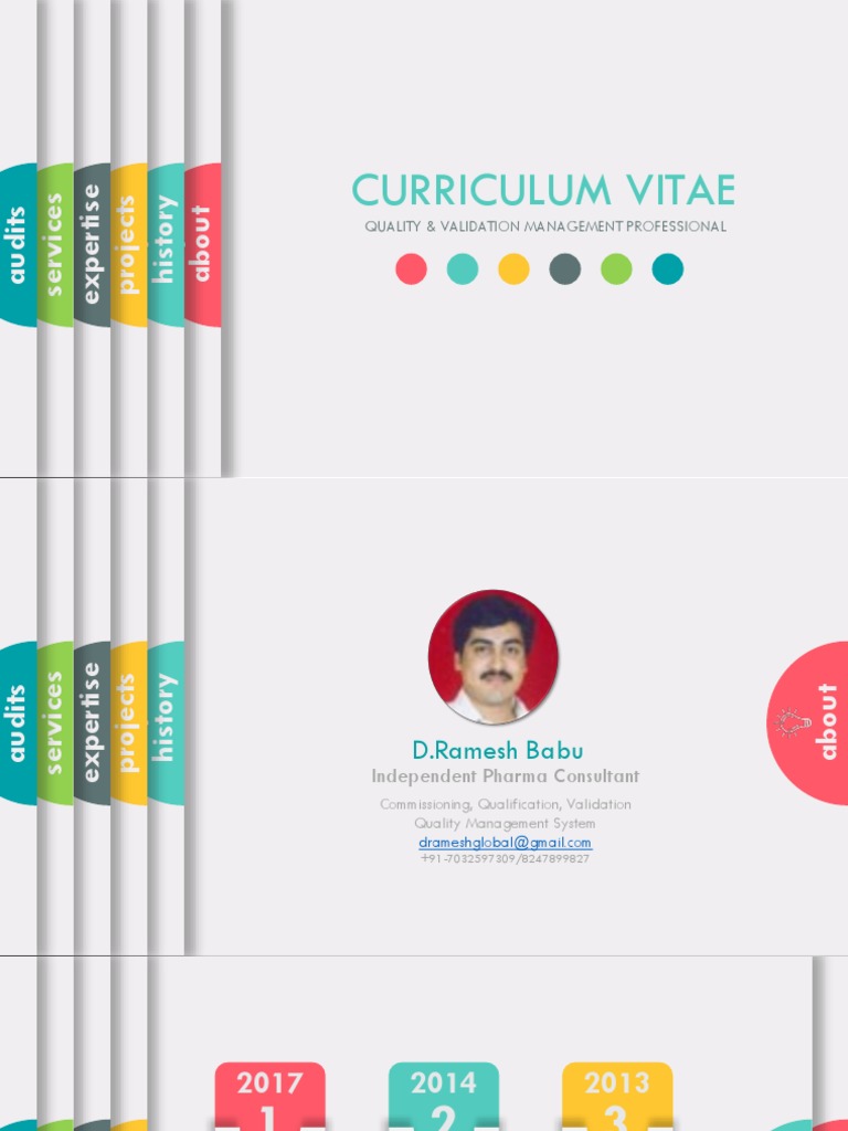 Curriculum Vitae: Quality & Validation Management Professional | PDF ...