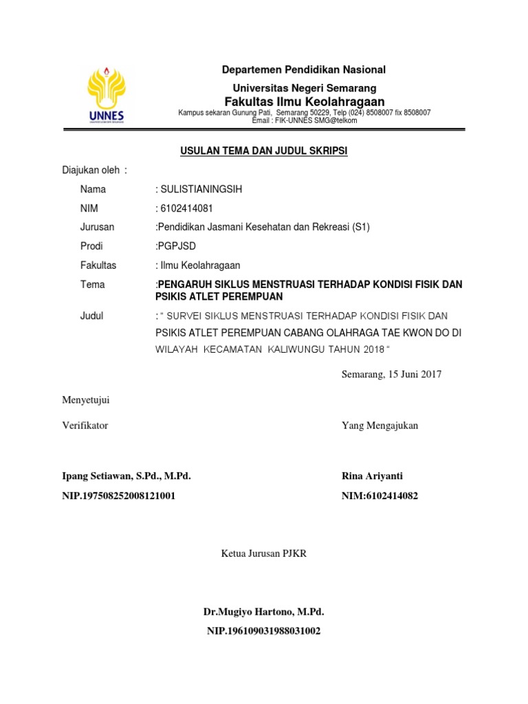 Format Proposal Skripsi | PDF