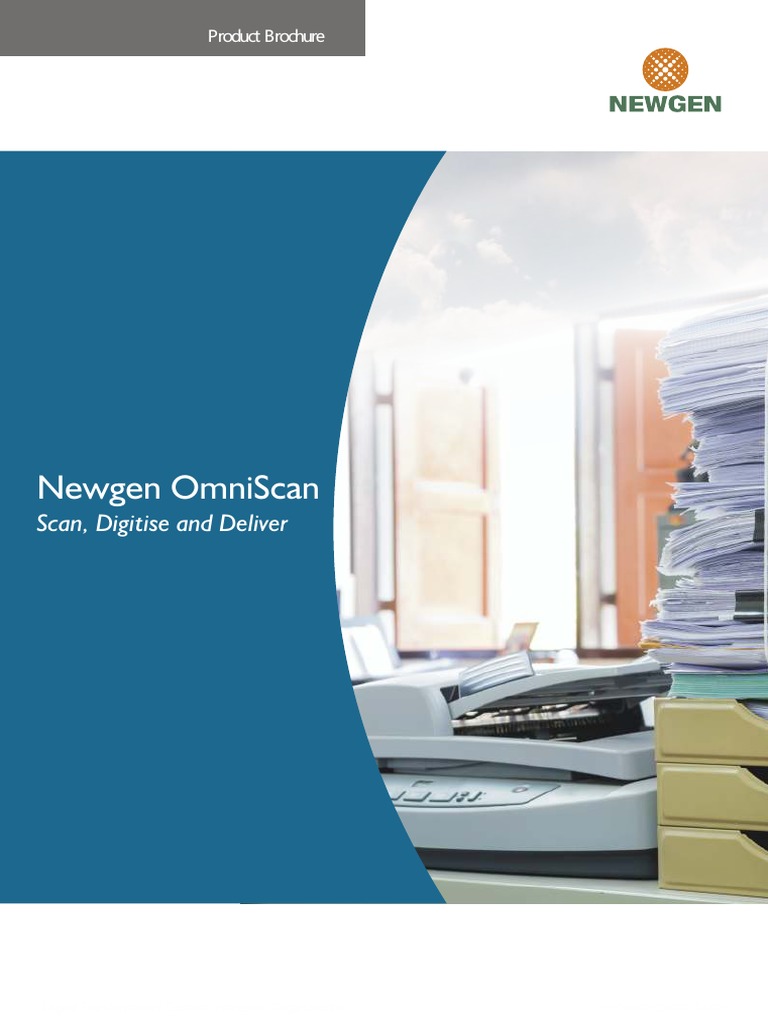 Brochure - Scan - Digitize & Deliver With OmniScan Scanning Software ...
