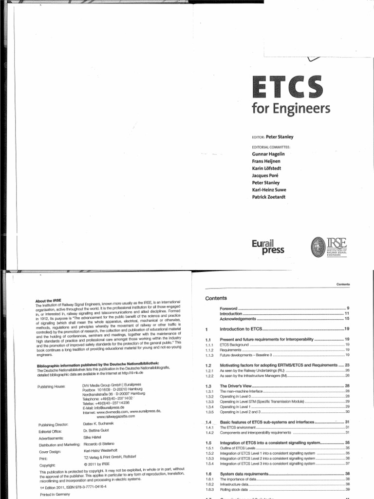 ETCS For Engineers PDF | PDF