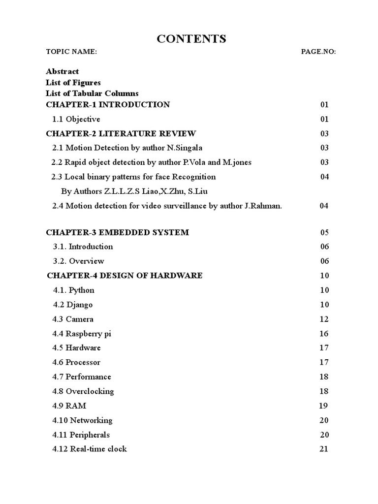 List of Figures List of Tabular Columns Chapter-1 Introduction | PDF ...