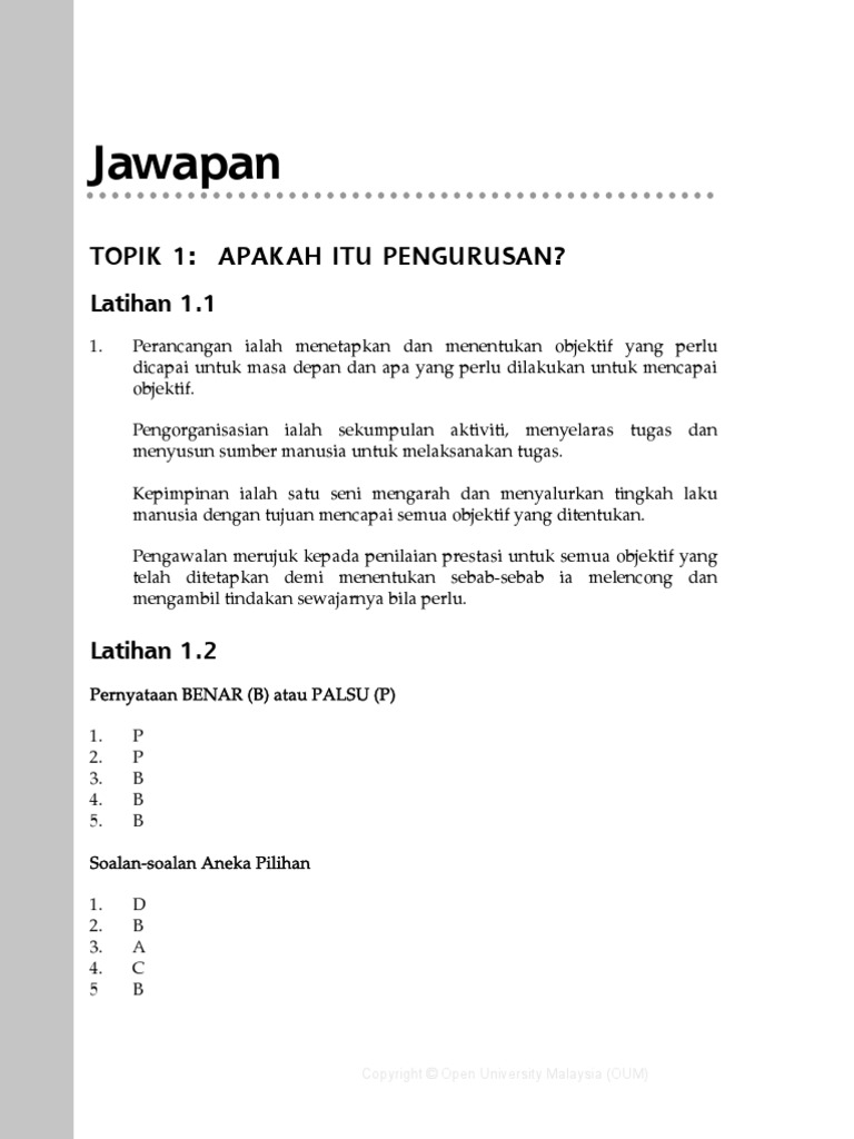 16 BBPP1103 Jawapan | PDF