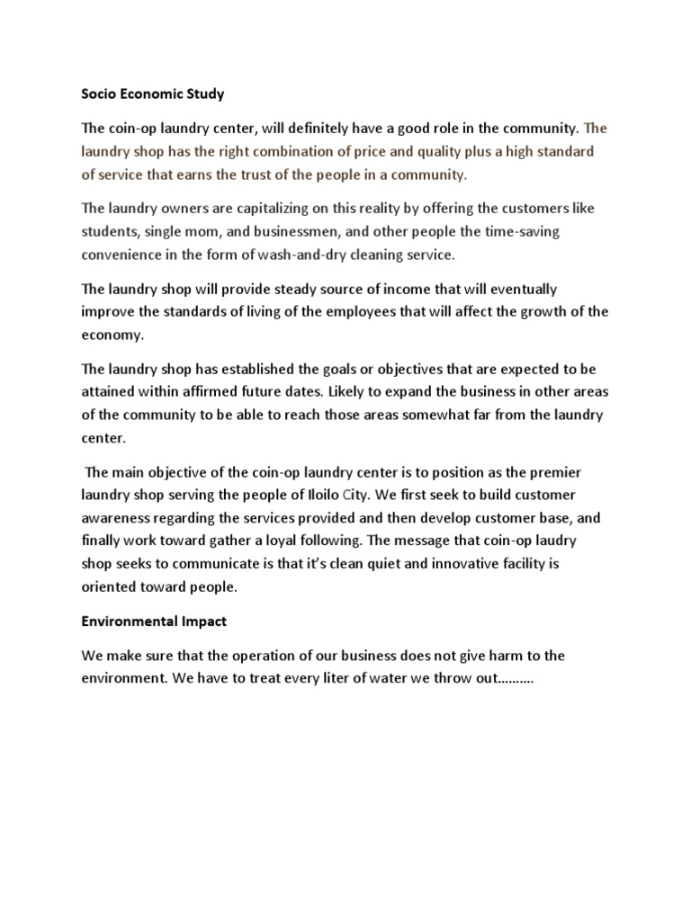 Socio Economicc Study | PDF | Career & Growth