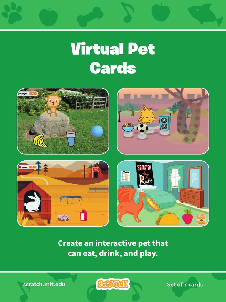 Interactive Virtual Pet Cards: Build a Digitial Pet Through a Series of ...