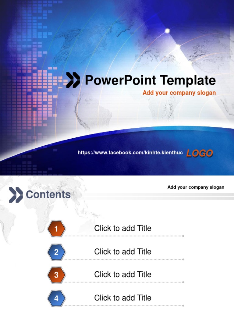 Powerpoint Template: Add Your Company Slogan | PDF