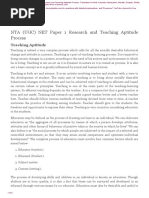 Teaching Aptitude Notes | PDF | Learning | Educational Assessment