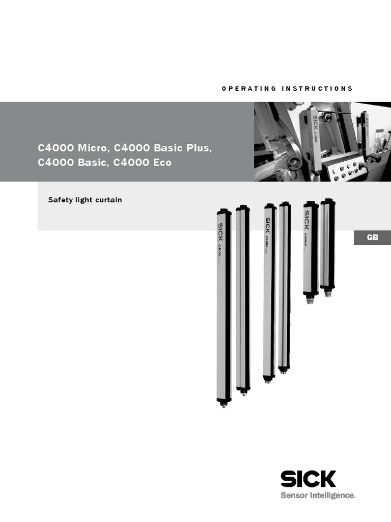 C4000 Micro, C4000 Basic Plus, C4000 Basic, C4000 Eco: Safety Light ...