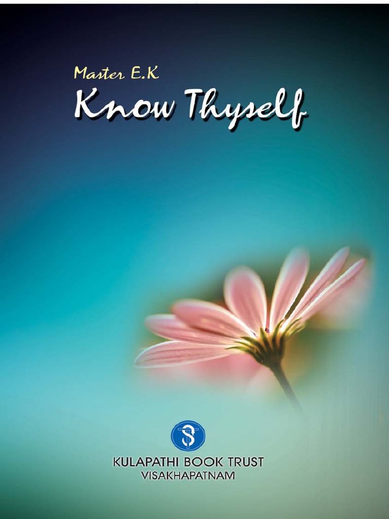 Know Thyself PDF | Download Free PDF | Truth | Moses