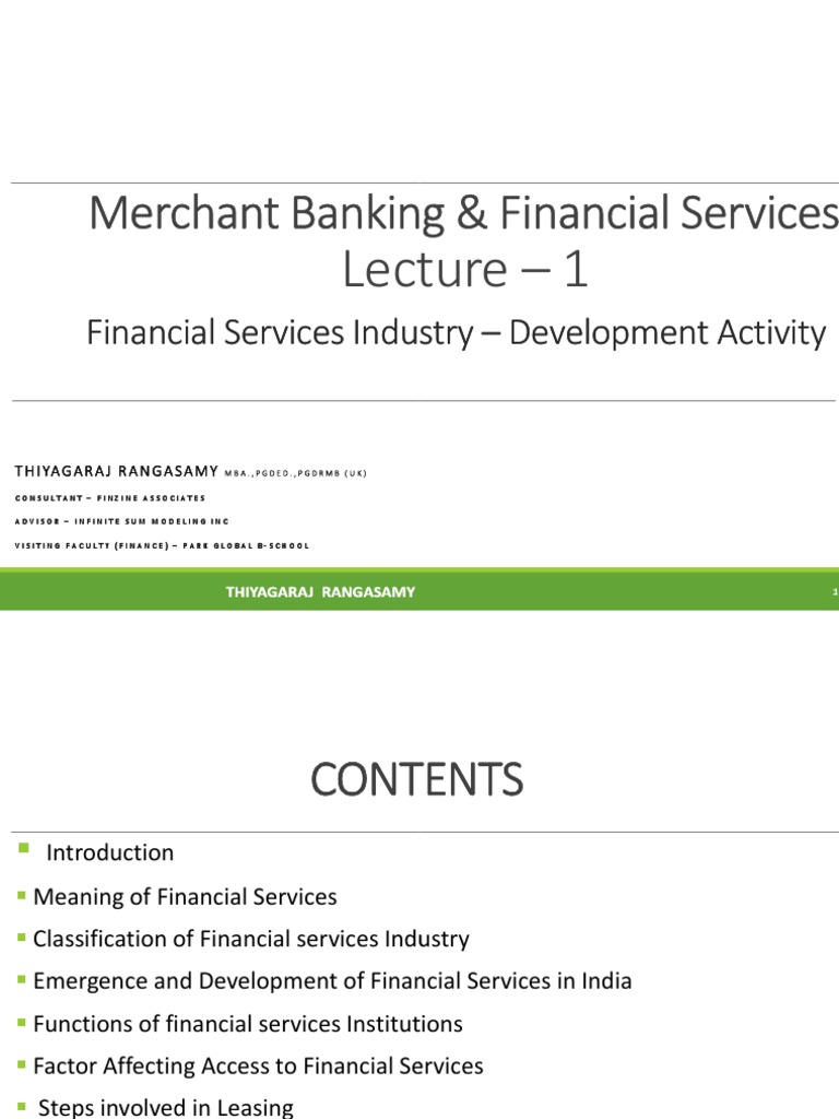 Overview of Merchant Banking Services | PDF | Stocks | Bonds (Finance)