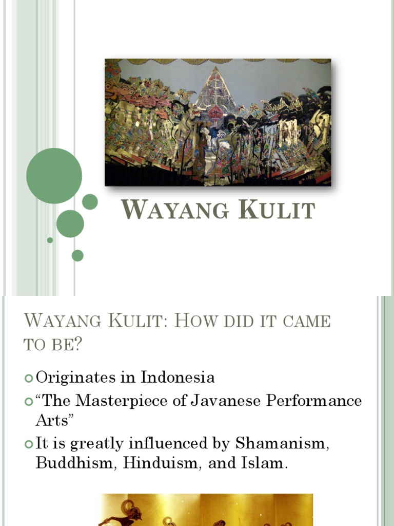 Wayang Kulit | PDF | Performing Arts