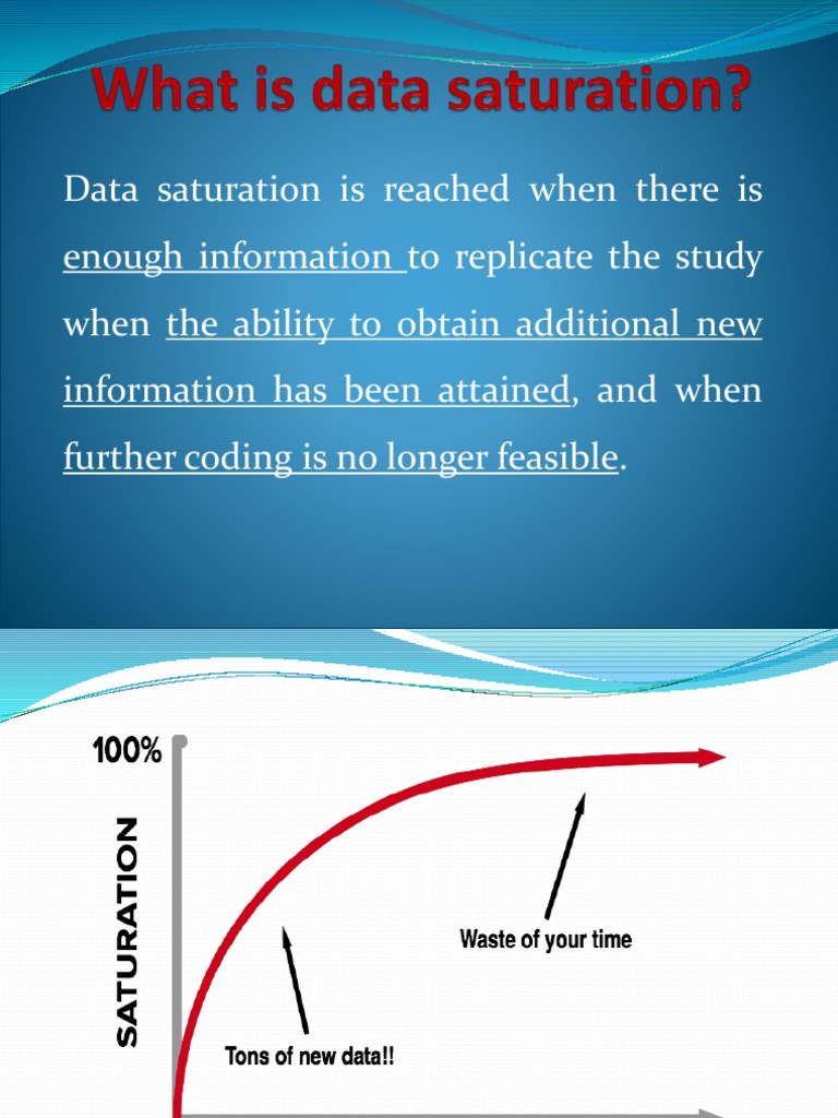 What Is Data Triangulation & Data Saturation | PDF | Data | Methodology