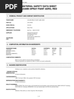 Spray Paint MSDS | PDF