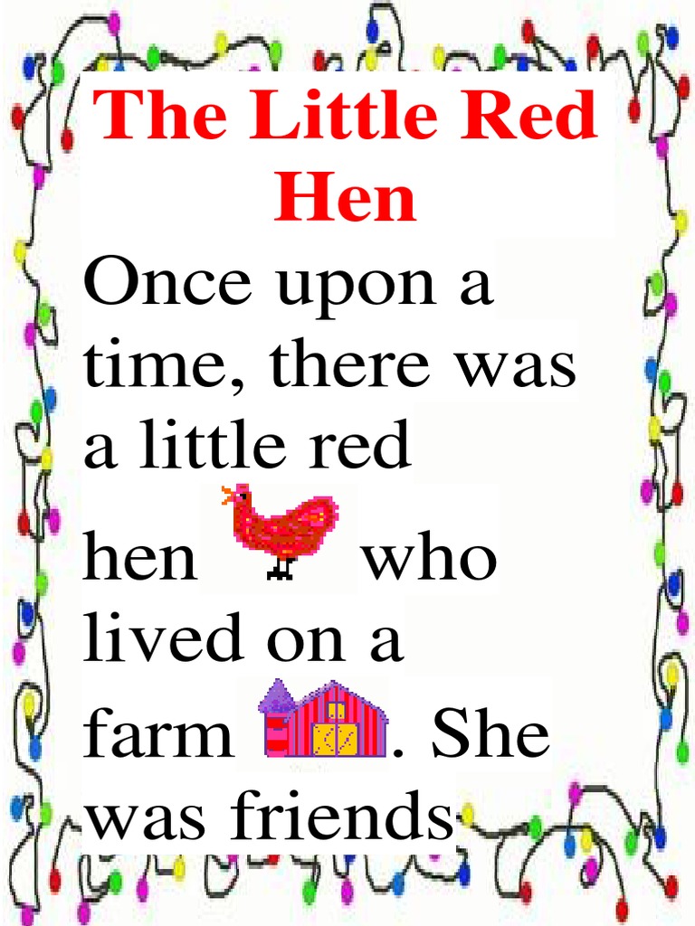 The Little Red Hen | PDF