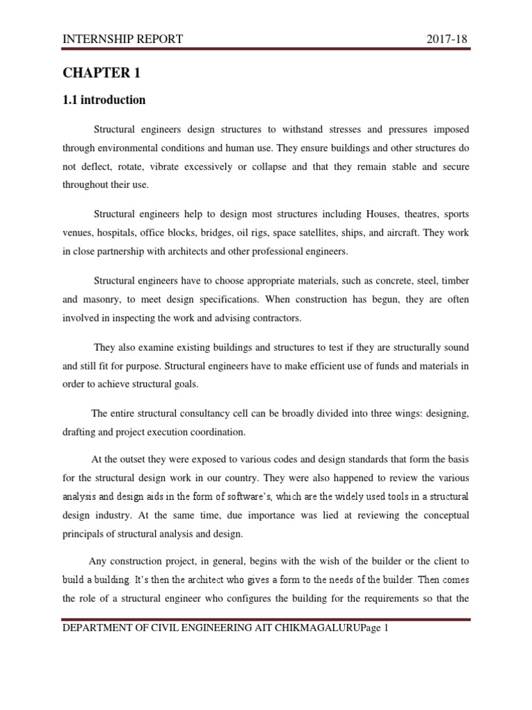Internship Final Report | PDF | Beam (Structure) | Reinforced Concrete