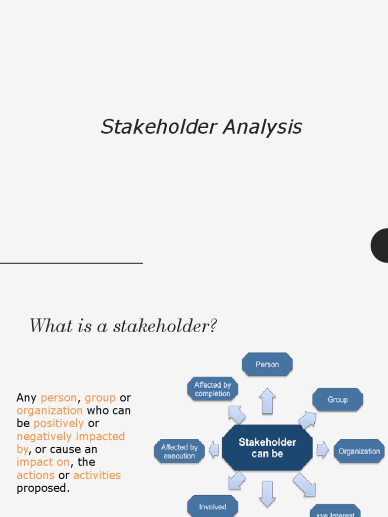 (BPM) Lecture 1 - Stakeholder Analysis | PDF | Stakeholder (Corporate ...