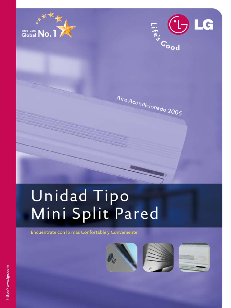 Mini Split (Folleto) | PDF | Aluminio | Electrodoméstico