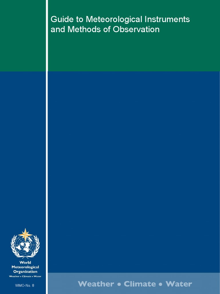 Cwop Wmo8 | PDF | Meteorology | Atmospheric Sciences