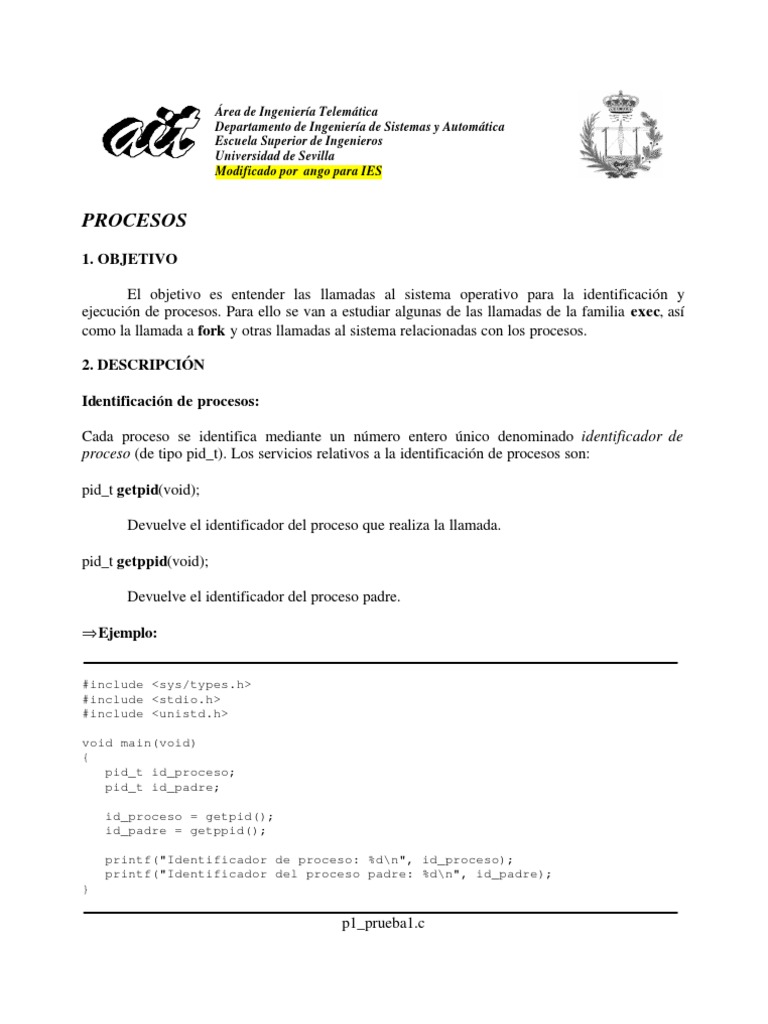 T Procesos Pipes Ango | PDF | Proceso (Computación) | Archivo de ...