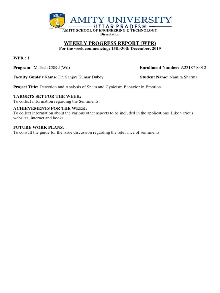 Dissertation WPR | PDF | Thesis | Emotions