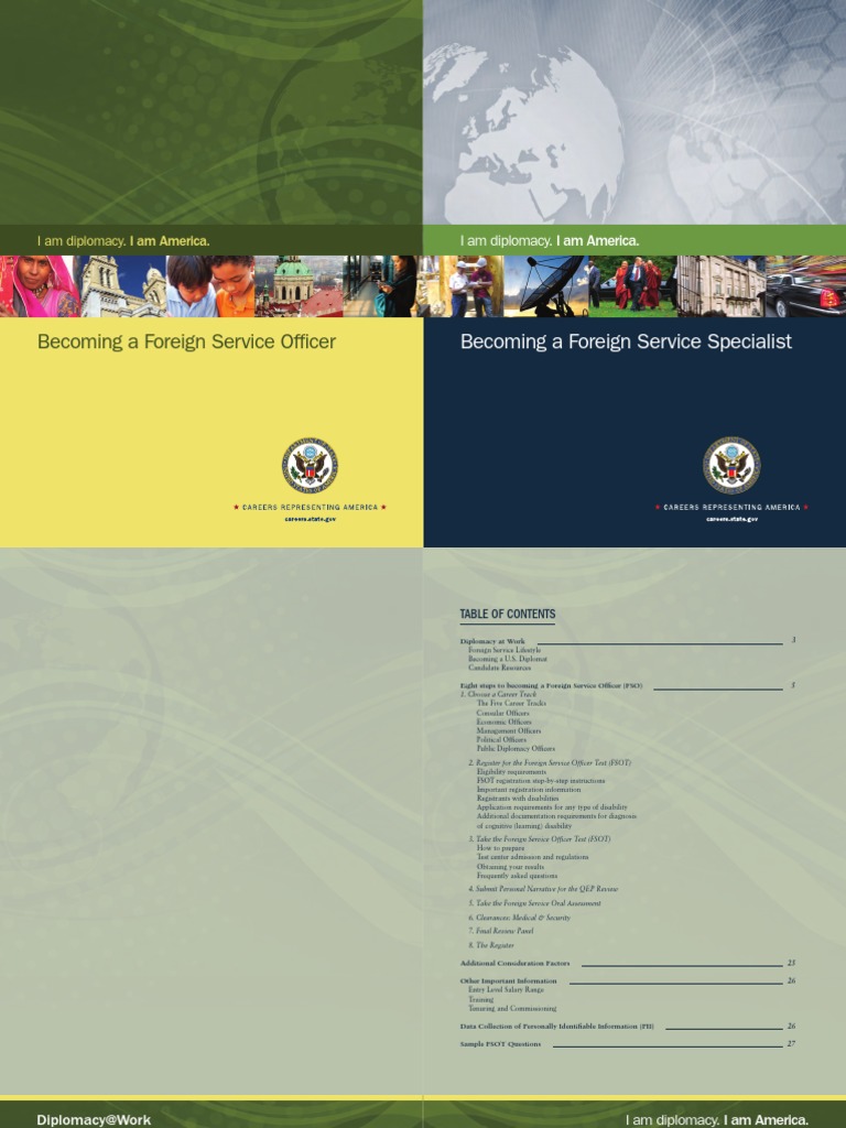 Steps to Become a Foreign Service Officer | PDF | United States Foreign ...