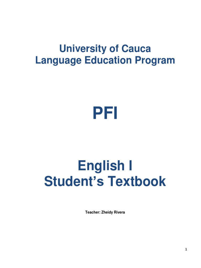 Ok - ENGLISH I - STUDENT'S TEXTBOOK PDF | PDF | Canadá | Sonido