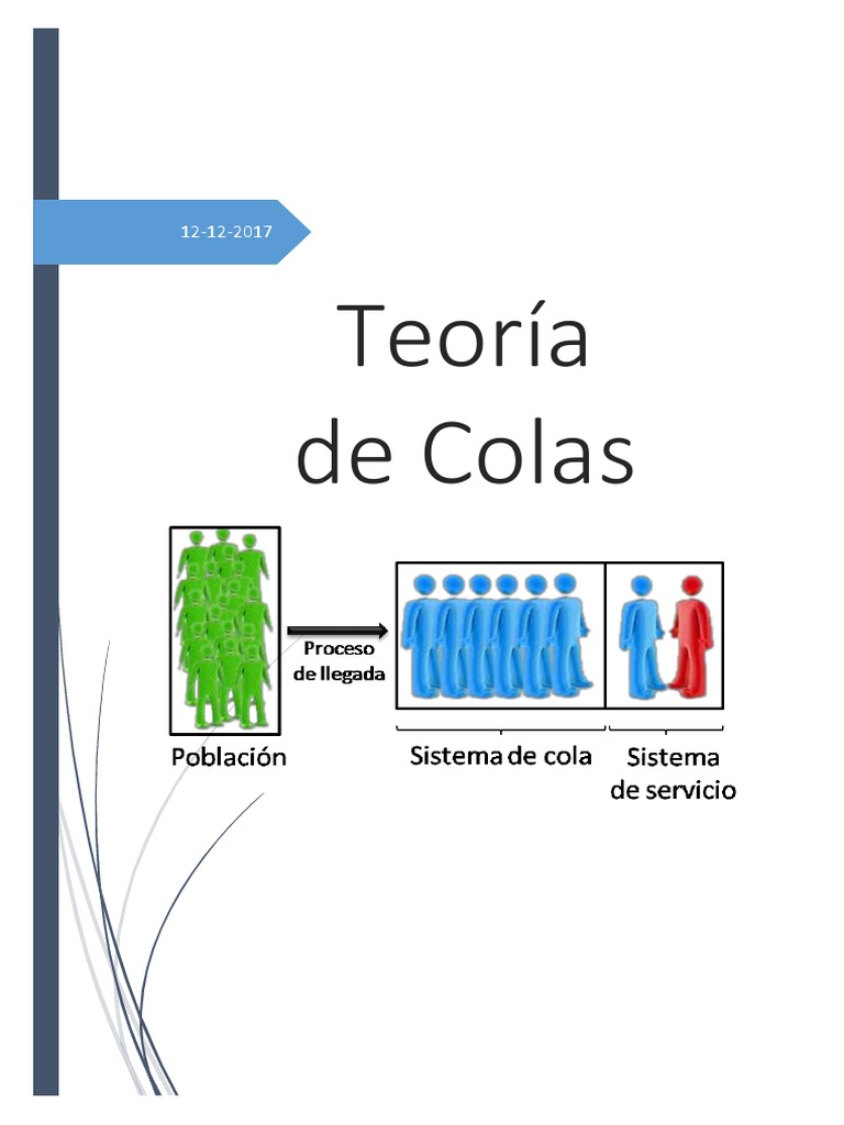 Teoria de Colas Final | PDF | Distribución de veneno | Enseñanza de matemática
