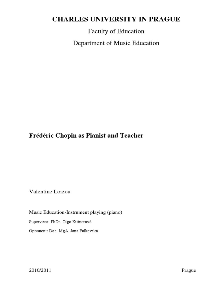 Chopin: Pianist & Teacher Insights | PDF | Frédéric Chopin | Classical ...