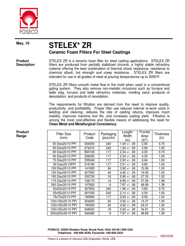 Stelex ZR | Refractory | Materials