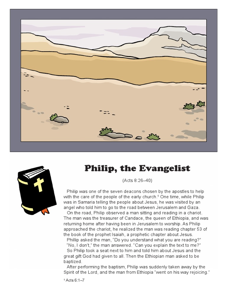 3D Picture: The Acts of The Apostles: Philip, The Evangelist | PDF ...