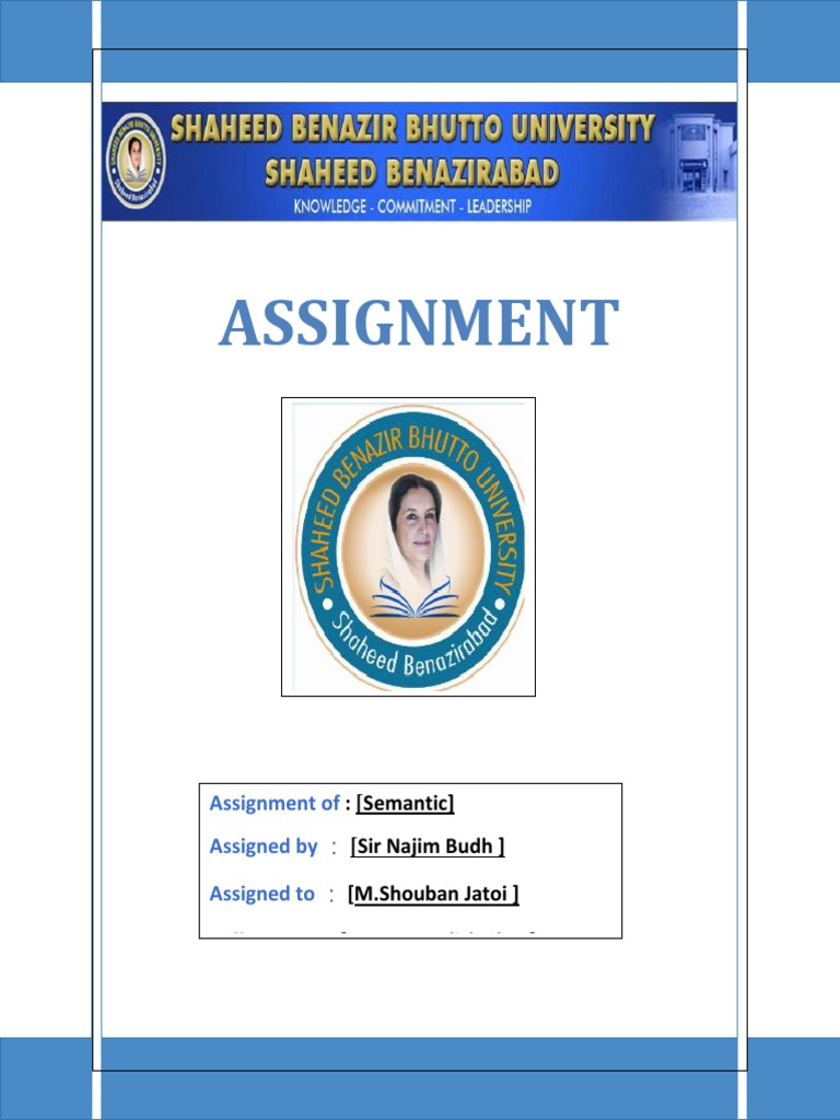Semantic Assignment | PDF | Semantics | Word