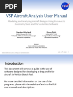 Openvsp Tutorial For Monash Uas: June 2018 | PDF | Drag (Physics) | Airfoil