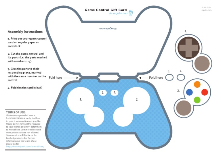 Game Control Card | PDF