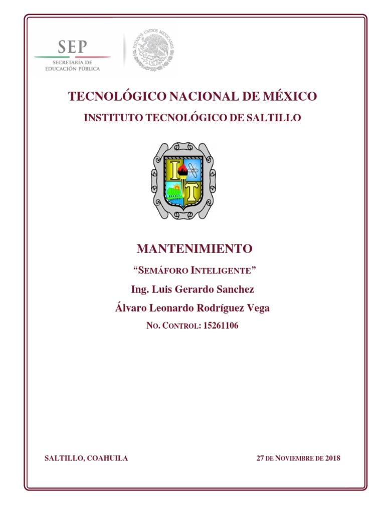 Proyecto Final Semaforo Inteligente | PDF | Semáforo | Ciudad de México