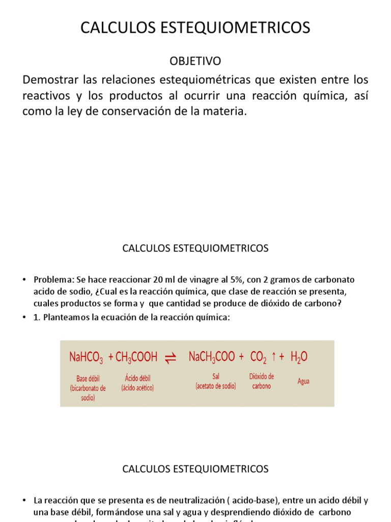 Calculos Estequiometricos - 2 | PDF | Estequiometría | Química