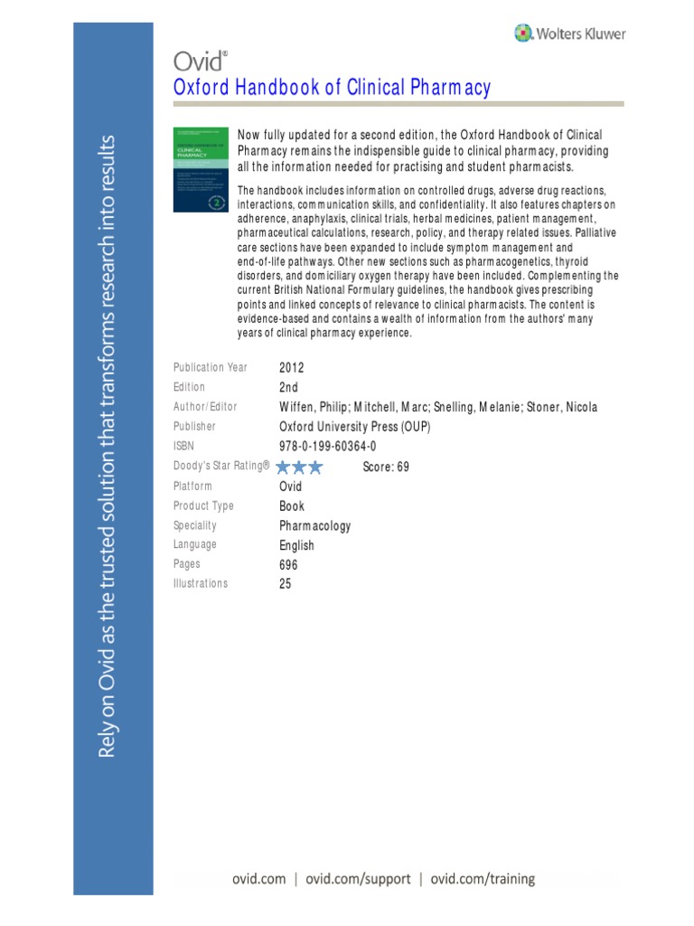 Pharmacy Books | PDF