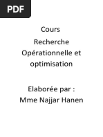 Cours 4 - Méthode de Simplexe | PDF | Optimisation linéaire | Programmation informatique