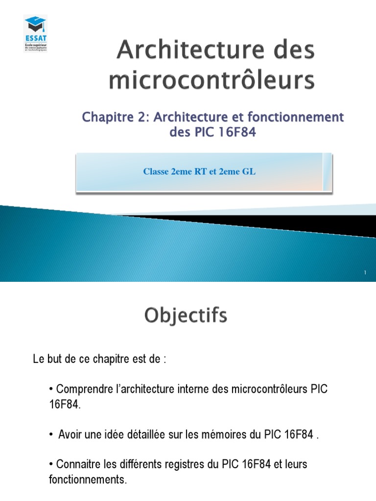Cours Architecture Aux Microcontrôleurs | PDF | Microcontrôleur ...