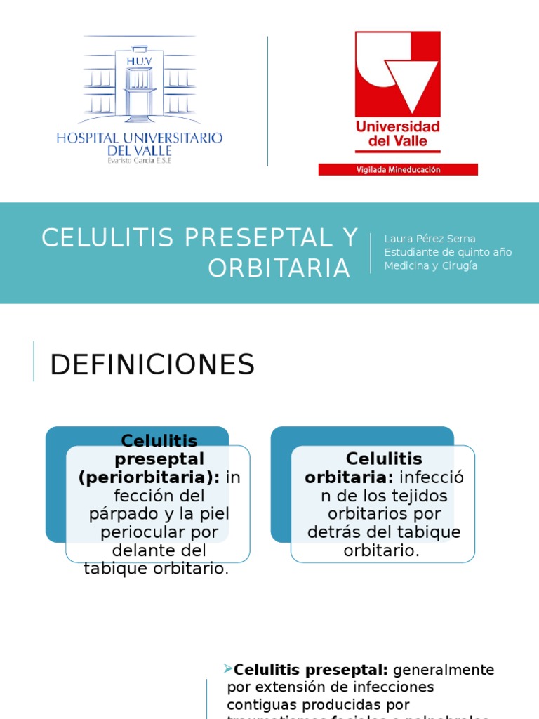 Celulitis Preseptal y Orbitaria | PDF | Rtt | Especialidades Medicas
