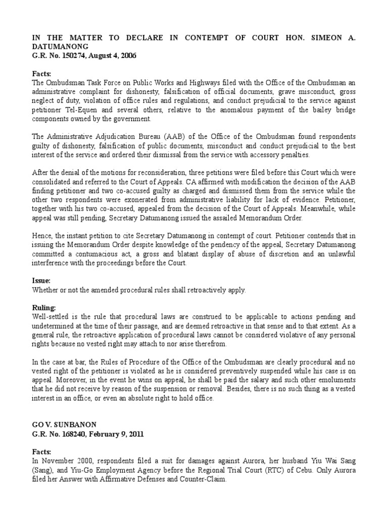 Civ Pro Case Digest | Download Free PDF | Judgment (Law) | Jurisdiction