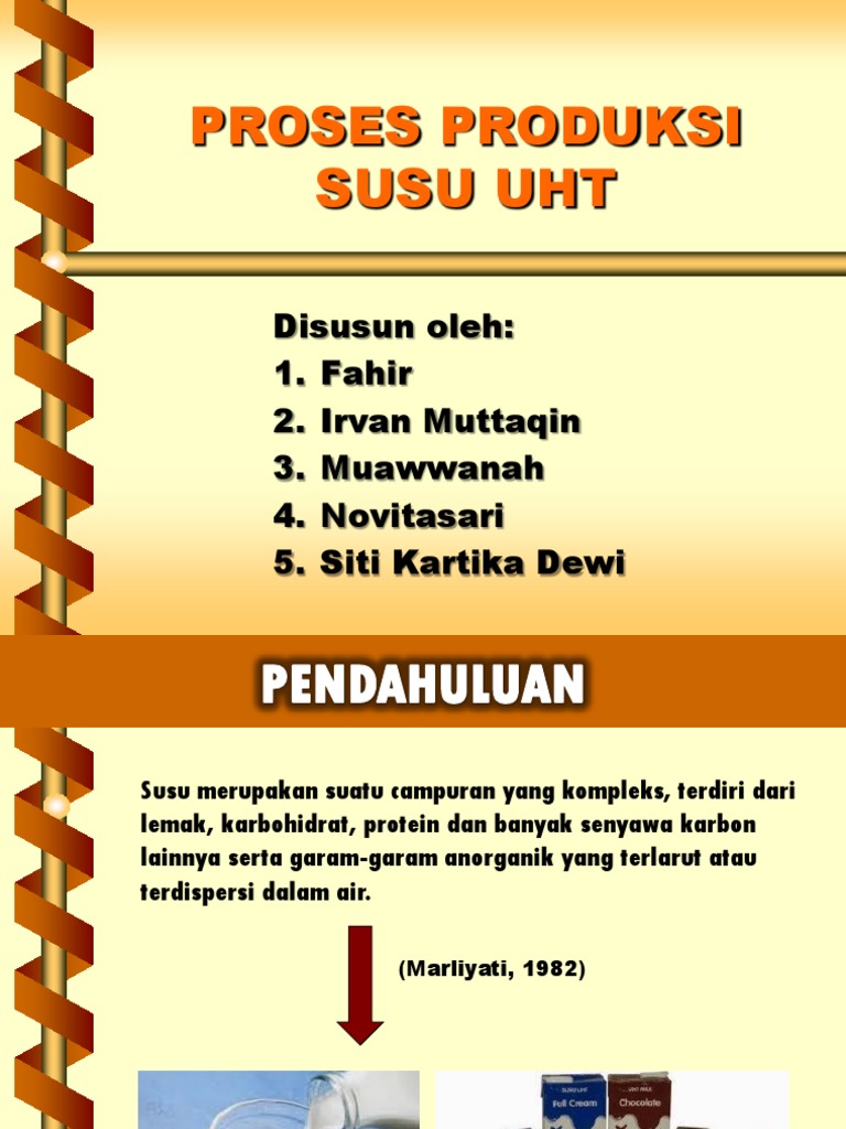 Proses Produksi Susu Uht | PDF