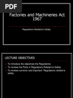 Factories and Machinery Act 1967 (FMA 1967) - Safety Related ...