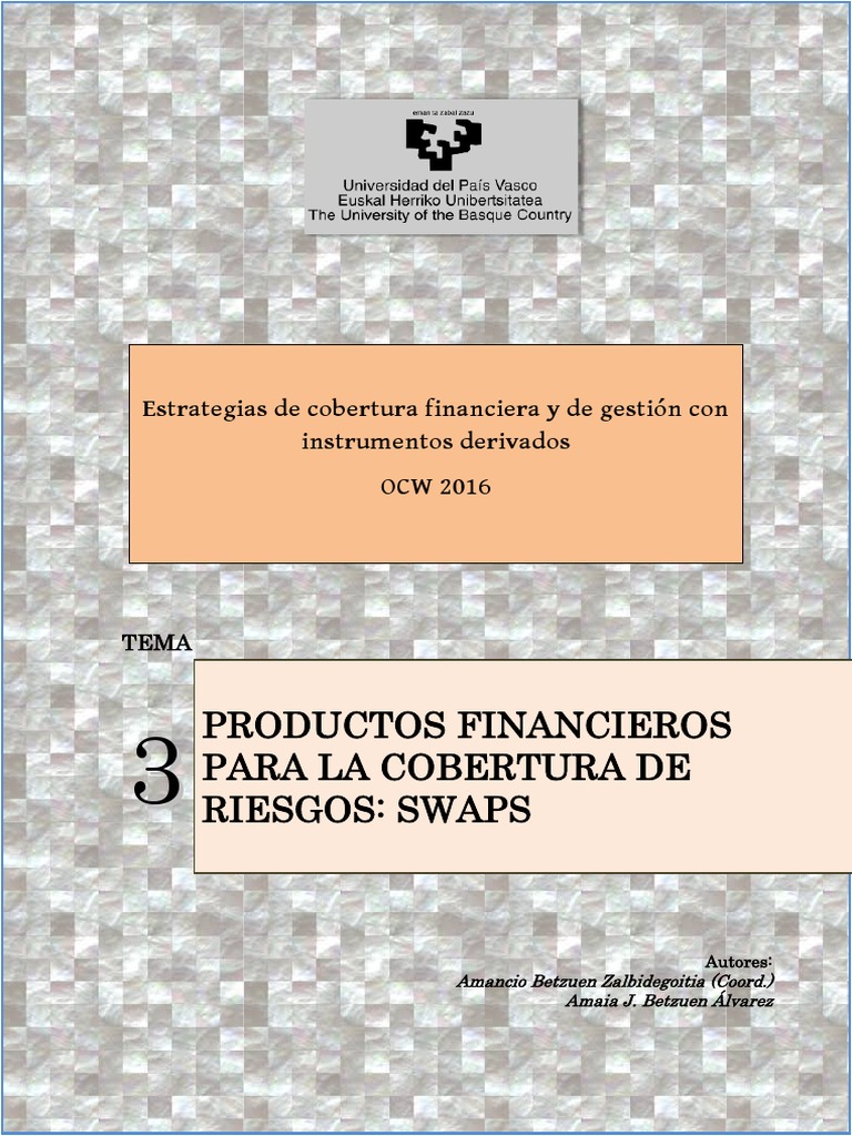 Swaps: Cobertura y Estrategias Financieras | PDF | Swap (Finanzas ...