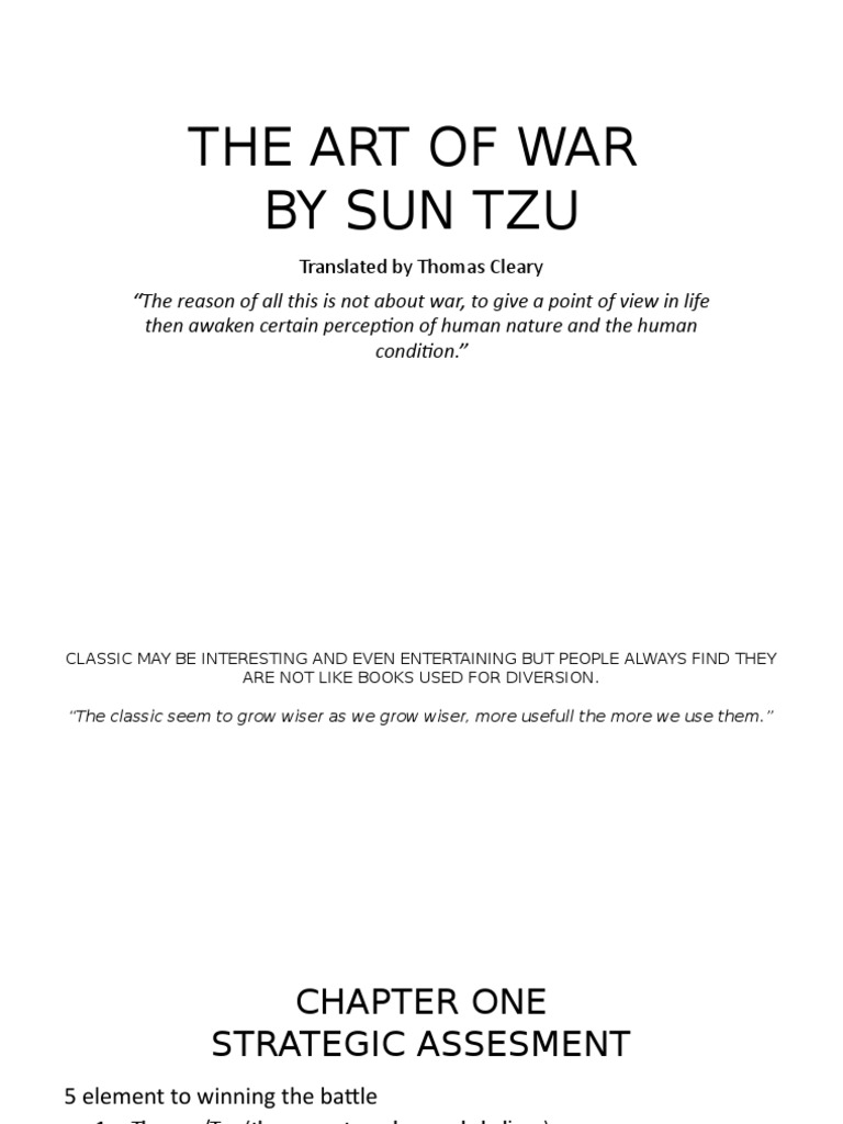 The Art of War | PDF