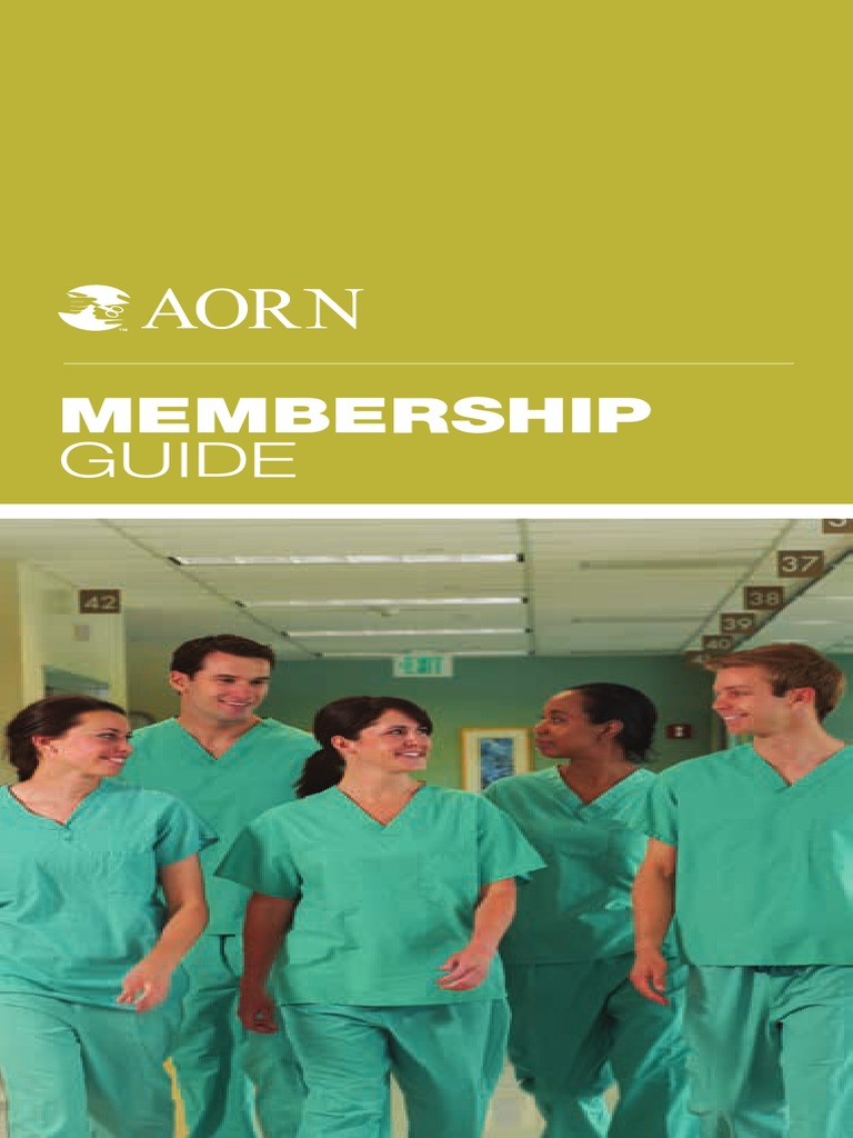 AORN Membership Guide | PDF | News | Nursing