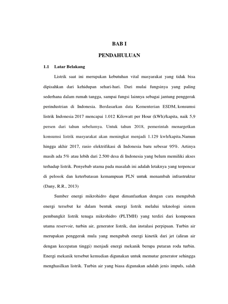 Analisa Pengaruh Jarak Nosel Sudu Turbin Pelton Terhadap Karakteristik ...