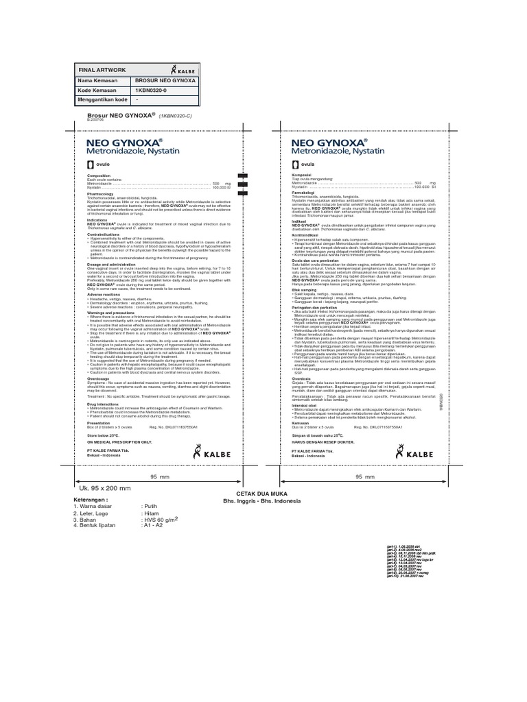 NeoGynoxa - PI | PDF